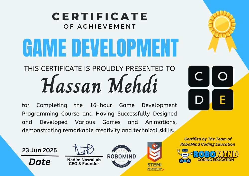 RoboMind Coding Education | Online Coding Classes for Kids & Teens in Lebanon